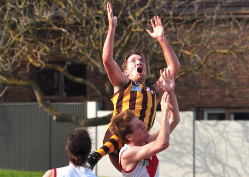 Hawthorn AFC's Luke Piccolo takes flight - VAFA
