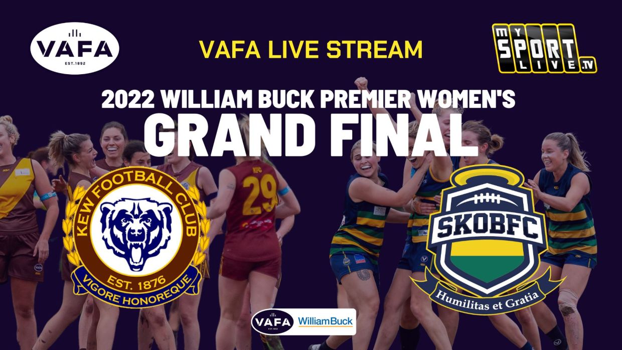 Premier Women's GF Live Stream: Kew v St Kevin's - VAFA
