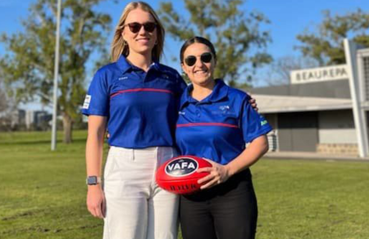 Falcons fly into history with first female co-coaches - VAFA