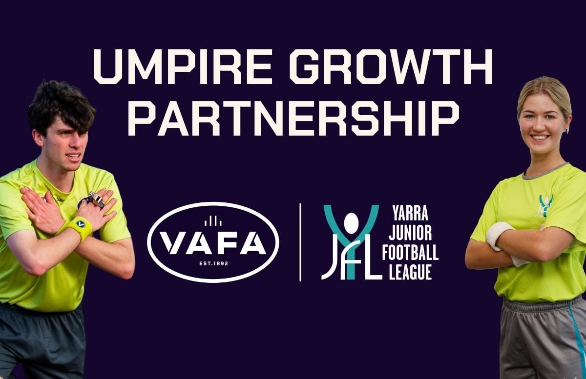 VAFA and YJFL Umpires partner for the 2023 season - VAFA