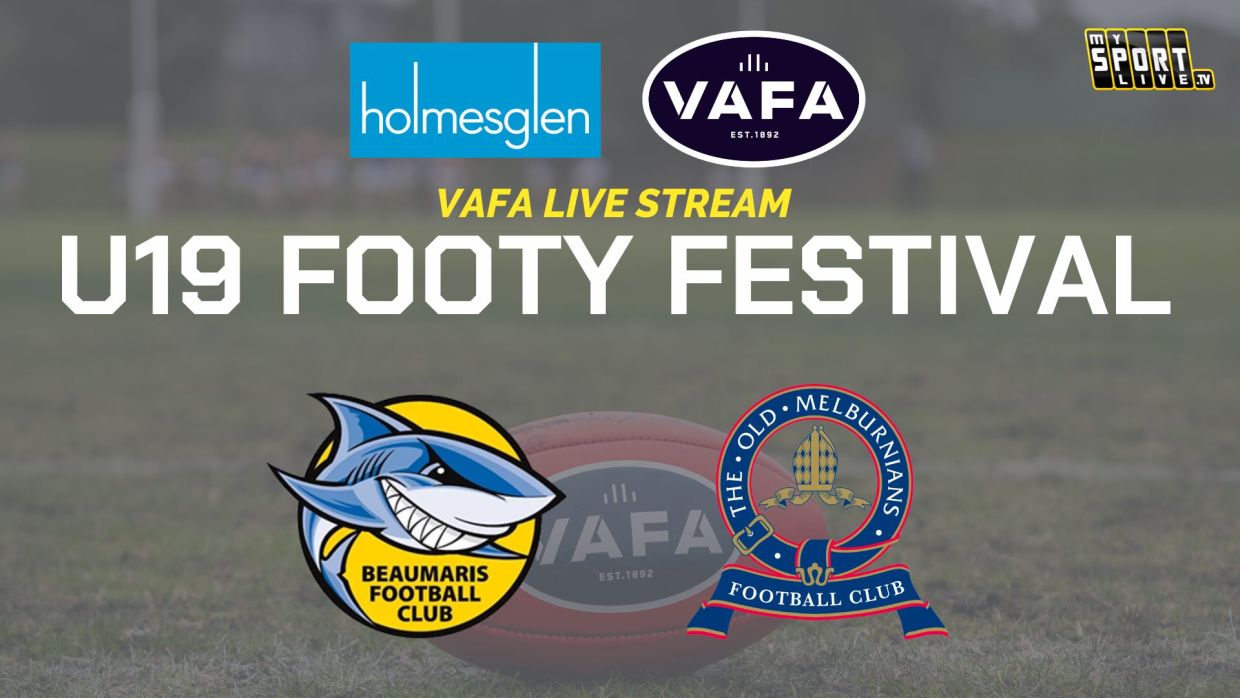 U19 Footy Festival Live Stream: Beaumaris v Old Melburnians - VAFA