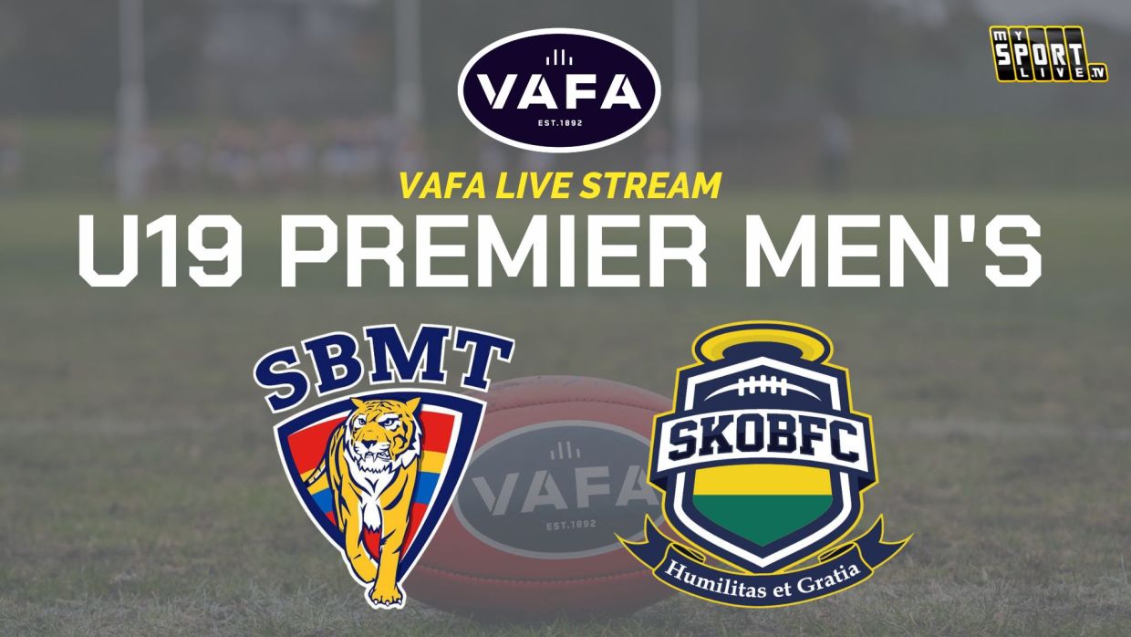 VAFA U19 Live Stream: SBMT v St Kevin's - VAFA