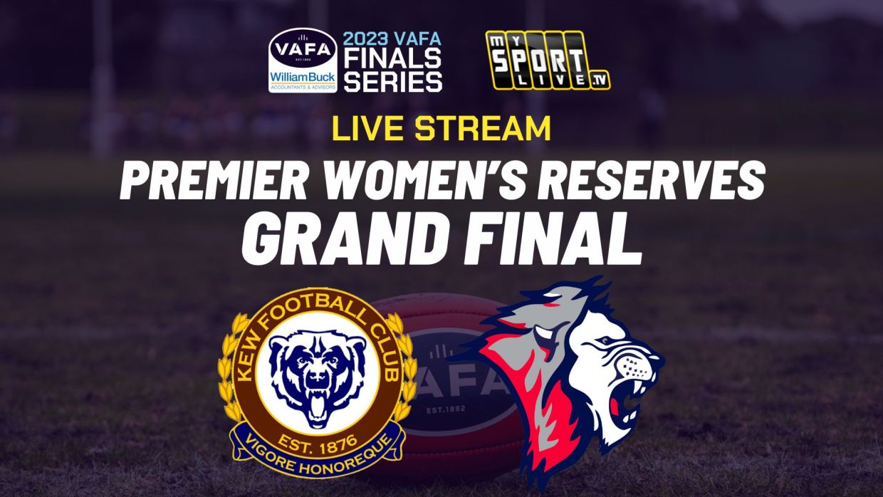 Prem Women's Reserves GF Replay: Kew v Coburg - VAFA